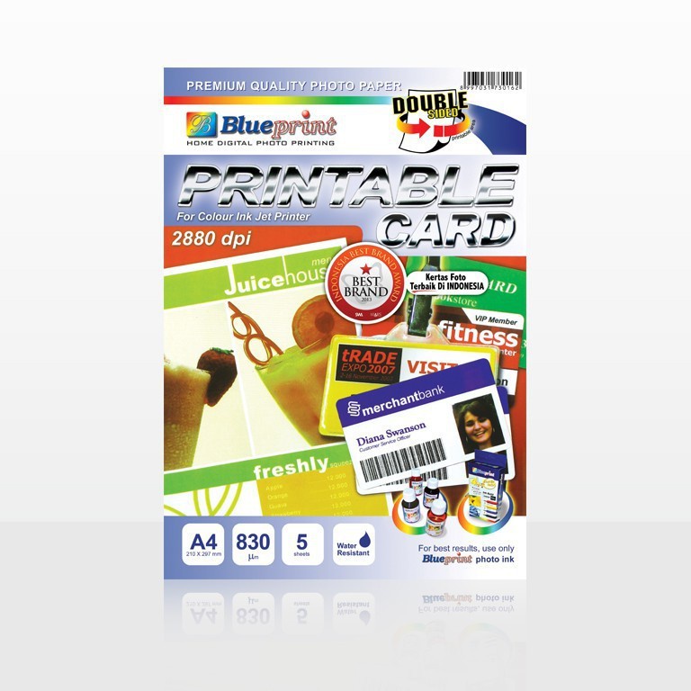 BLUEPRINT PRINTABLE PAPER ID CARD A4 (BP-PCA4830) | Shopee Singapore