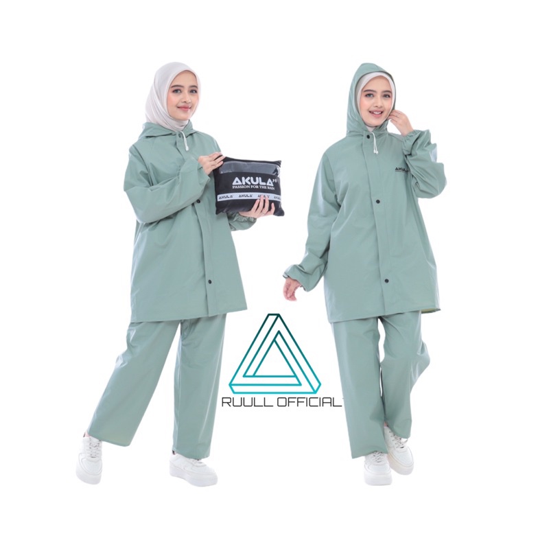 Best Raincoat Set PVC Material Anti-Leak By AKULA | Shopee Singapore