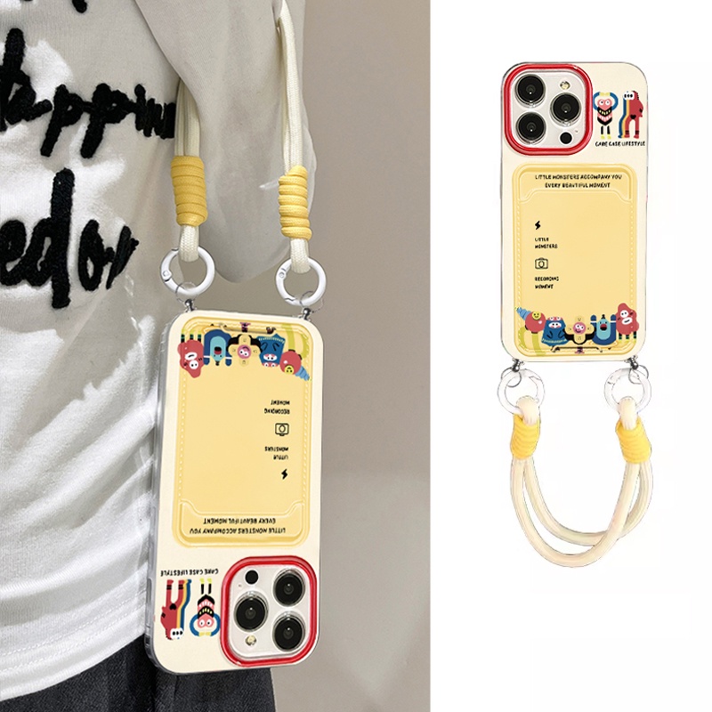 Candy Monster Cartoon Strap Casing Infinix Hot 60i 60 Pro Plus Smart 10 ...