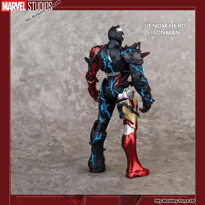 [100% ORI ZD TOYS] FIGURE IRON MAN THANOS SYMBIOTE VERSION VENOM ...