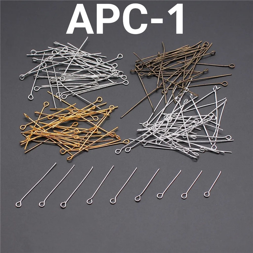 HP GANTUNGAN APC-1 high quality nail 9 beads eyepin squid connecting ...