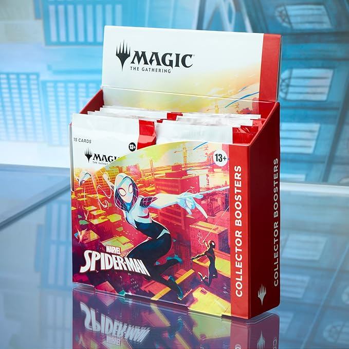 Magic The Gathering Marvels Spider Man Collector Booster Box 12 Packs ...