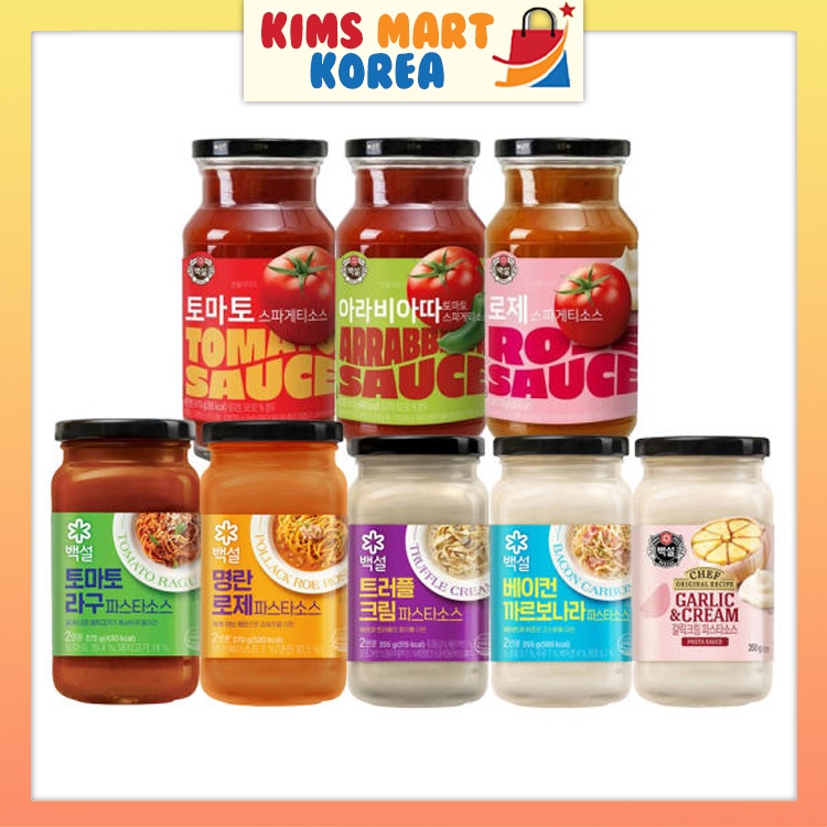 Beksul Korean Pasta Spaghetti Sauce Pollack Roe Rose, Tomato Ragu ...