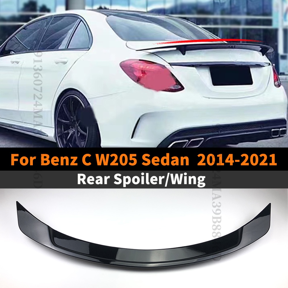 Rear Spoiler Wing Boot Lip For Mercedes Benz C class W205 Sedan 4 Door ...