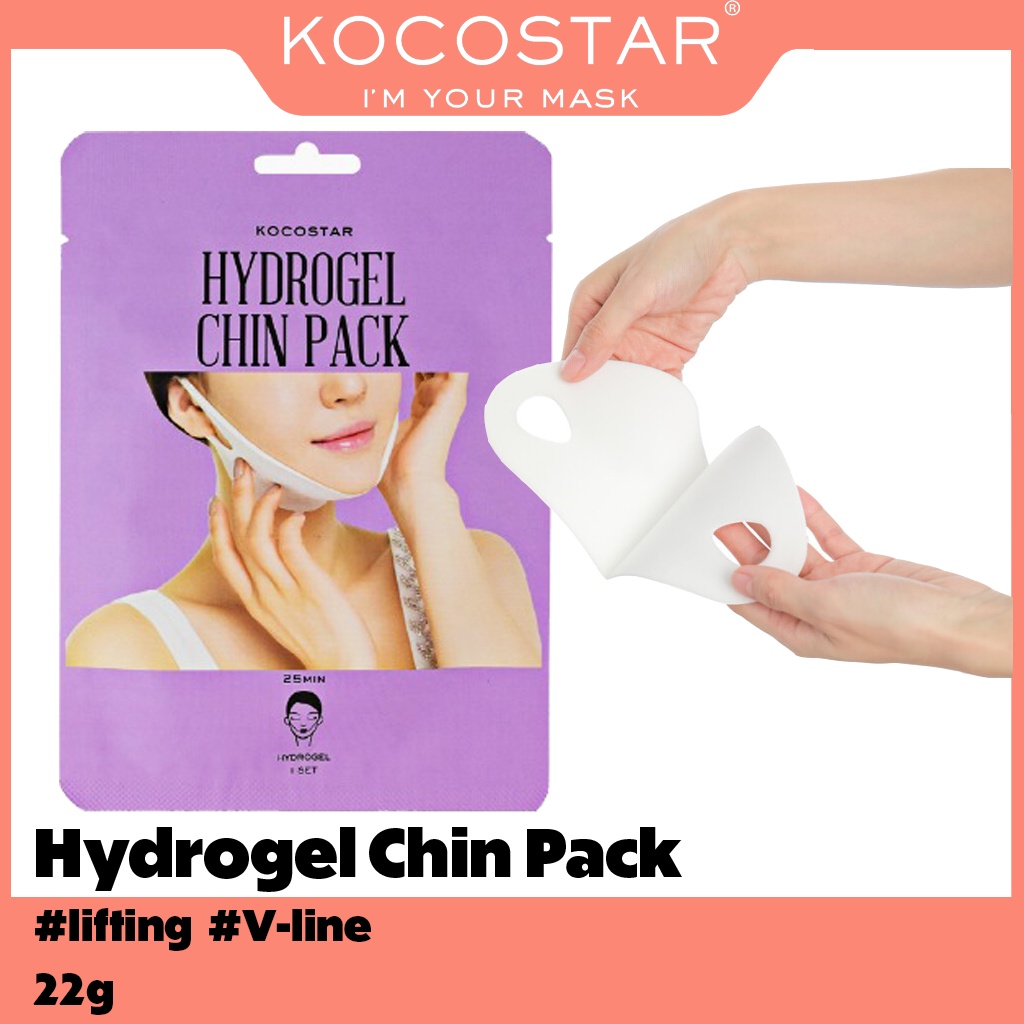 [Kocostar] Hydrogel Chin Pack 22g / lifting / V-line jawline | Shopee ...
