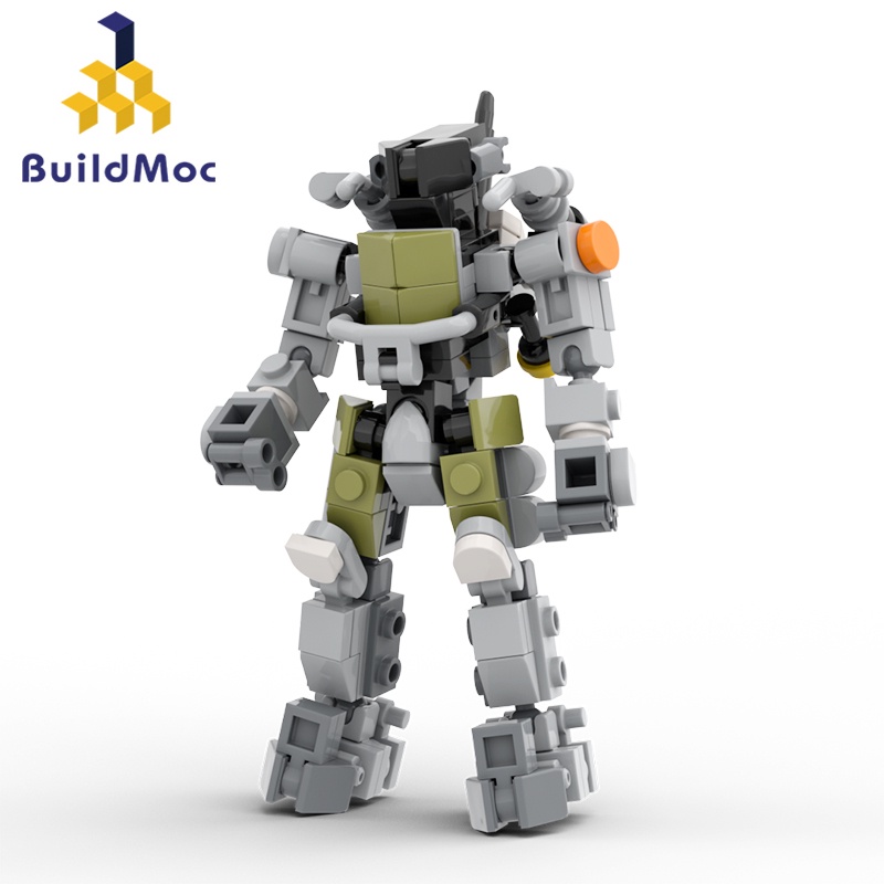 Buildmoc Mecha Game Mecha Soldier Robot Model MOC-94380 building blocks ...