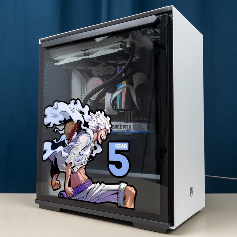 One Piece Luffy 5-speed Anime Sticker 5-speed CPU Chassis Sticker ...