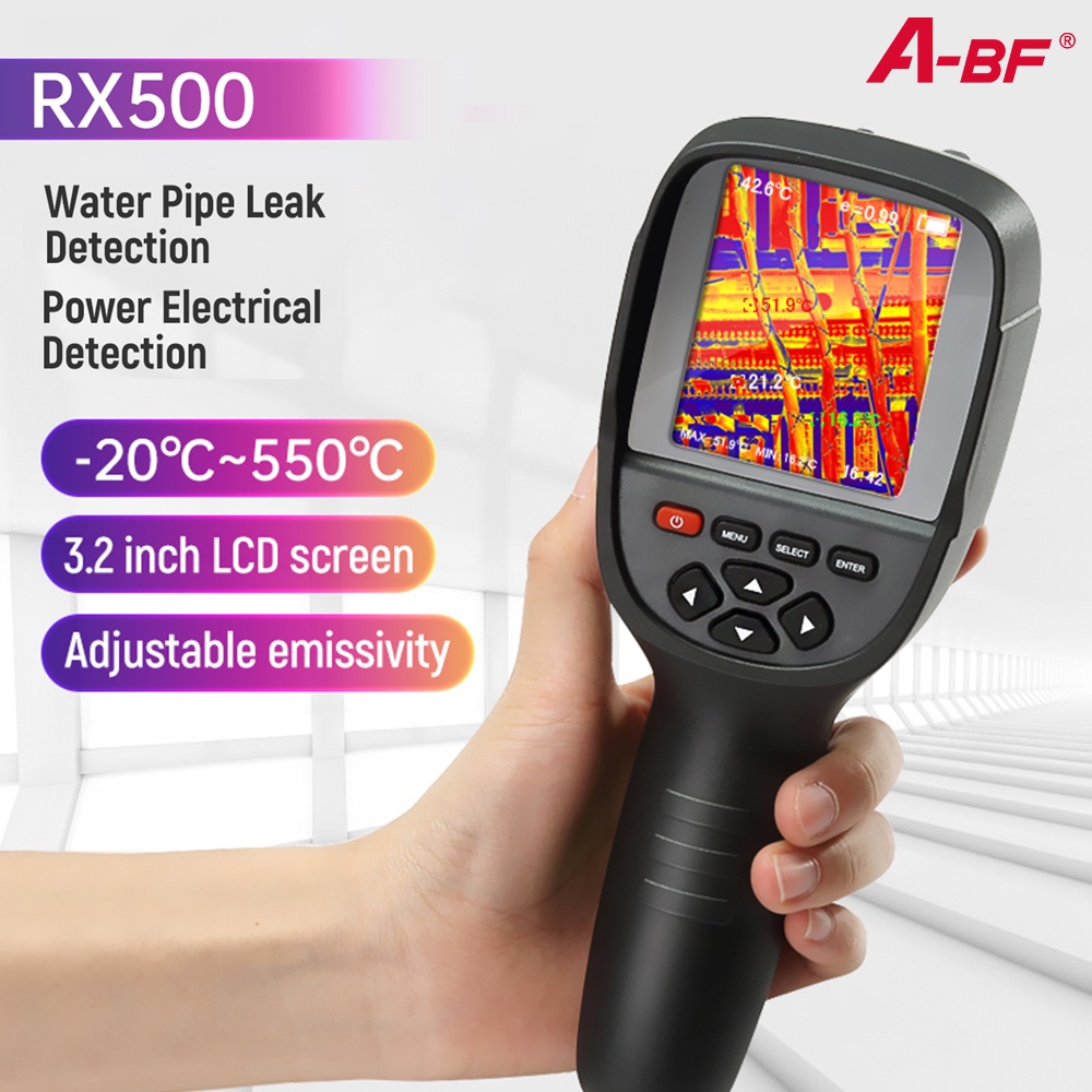 A-BF RX-500 Infrared Thermal Imager Handheld Thermometer USB Thermal ...
