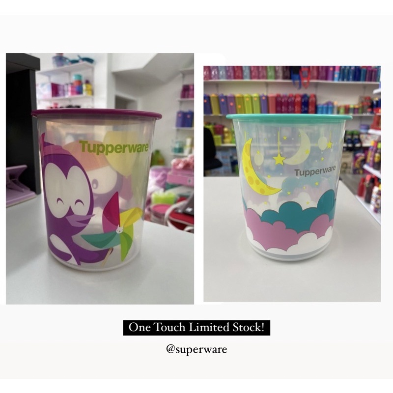 Tupperware - One touch cartoon 2liter limited ! | Shopee Singapore