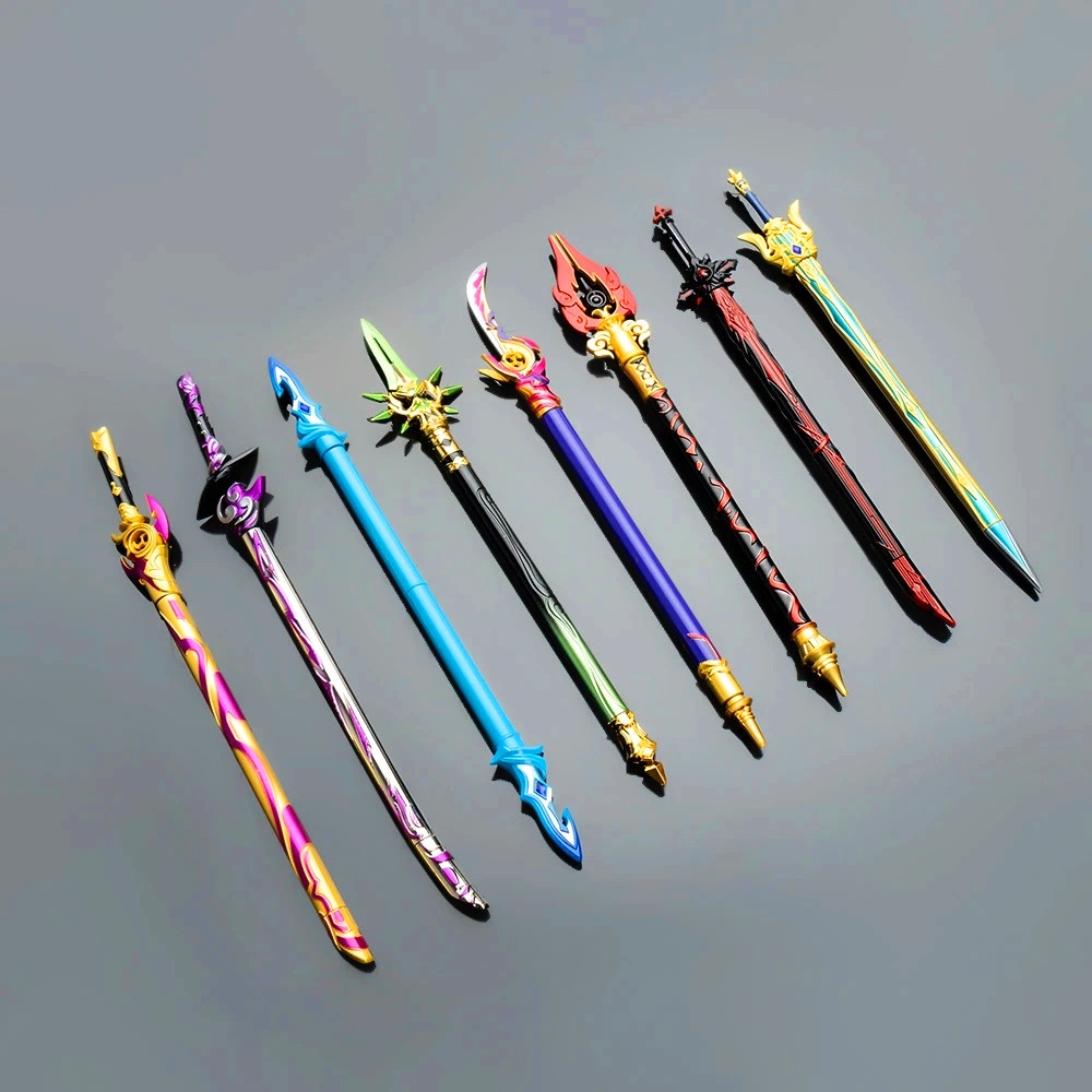 1 PCS Game Genshin Impact Model Stationery Nice Creative Ballpoint Pen ...