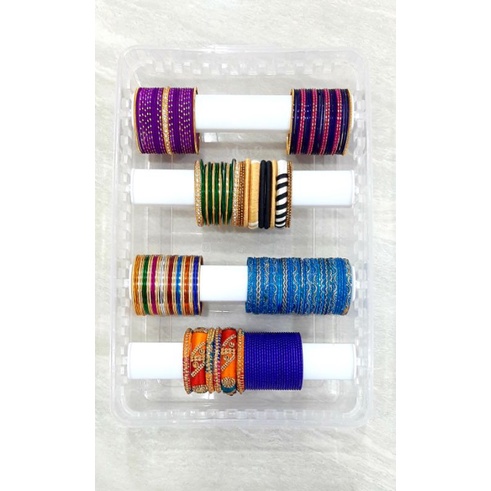 PLASTIC BANGLE STORAGE BOX (4 ROWS) [**MAX 2 BOXES PER ORDER ...