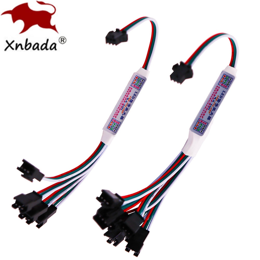 Xnbada Mini TTL Signal LED Amplifier Repeater for WS2811 WS2812B SK6812 ...