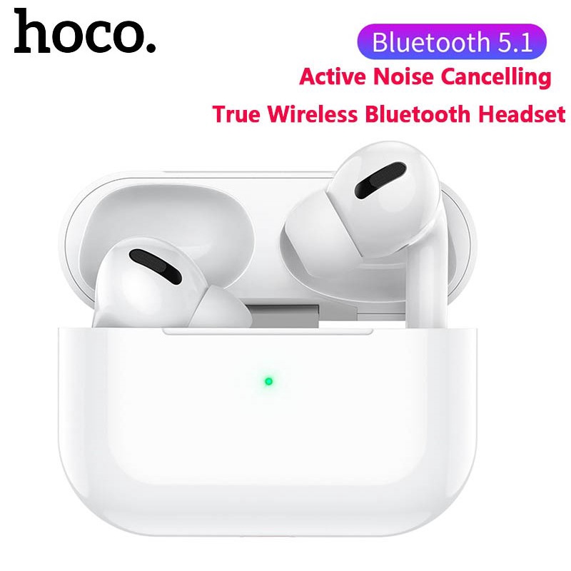 HOCO EW05 Plus TWS Wireless Headphones ANC Noise Cancelling Bluetooth Earphone Supports Wireless ...
