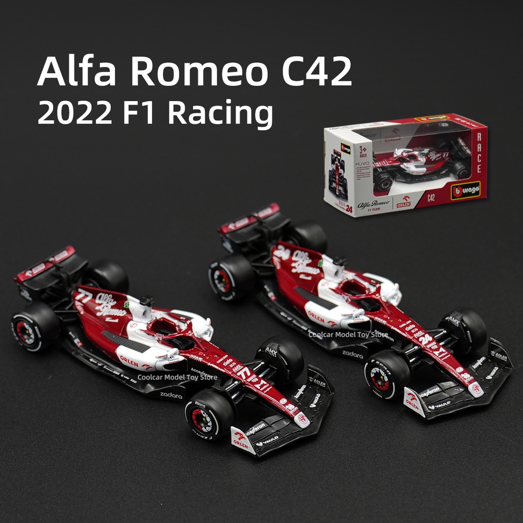 Bburago 1:43 Alfa Romeo C42 2022 F1-75 RB18 RedBull F1 Formula Car Die ...