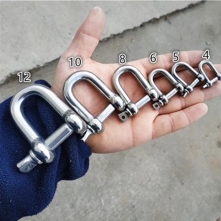 304 stainless steel shackle U-shaped lifting hook lifting shackle ...
