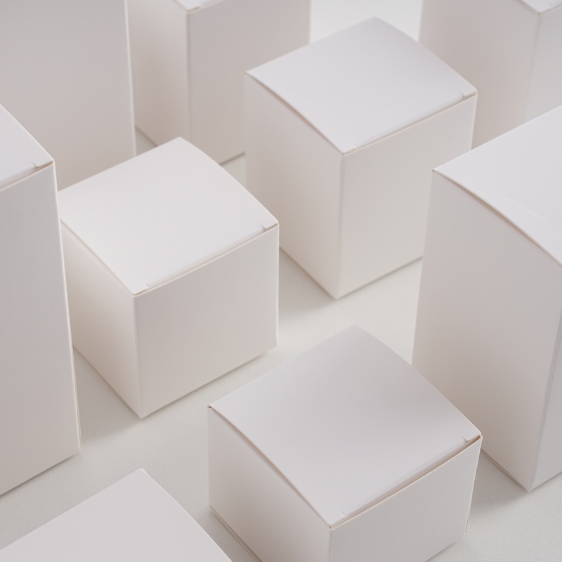 50pcs/Lot Multisize Square Rectangular Gift Box Wholesale 350G White ...