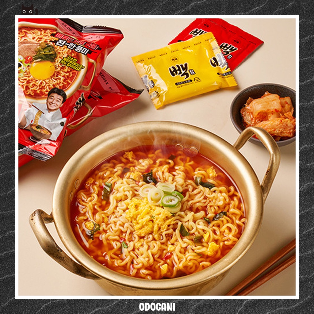 [4pcs] Paik Cook Paik jong won Ramen & Jajangmyeon ( Theborn / Korean ...