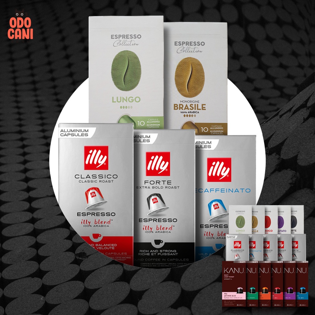 [10 Capsules] Nespresso Compatible Capsule Series ( illy Capsule ...
