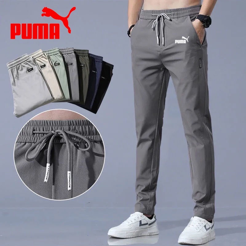 Ready Stock Men's Casual Long Pants Fashion Trousers Men Slim Fit ...