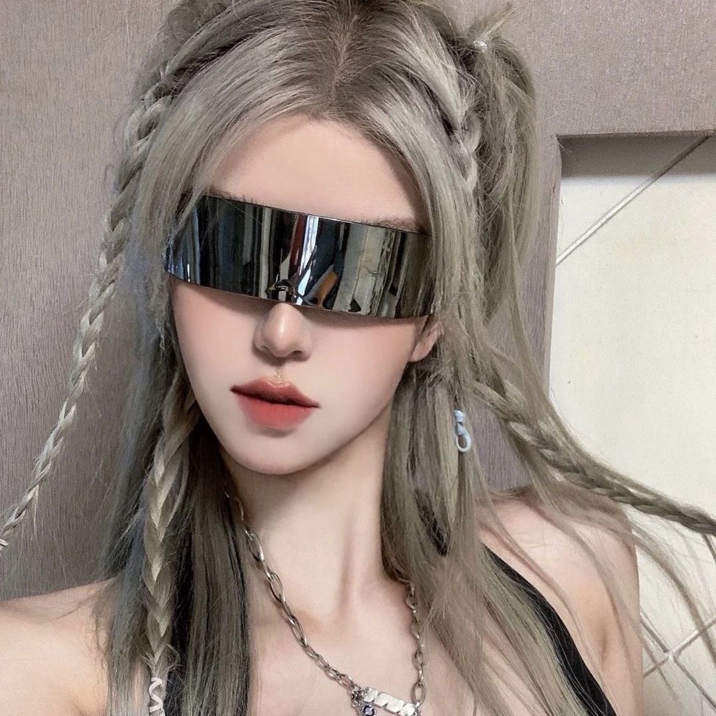 Hi-Tech-Ish Glasses Cyberpunk sunglasses 10 color Cosplay glasses Party ...