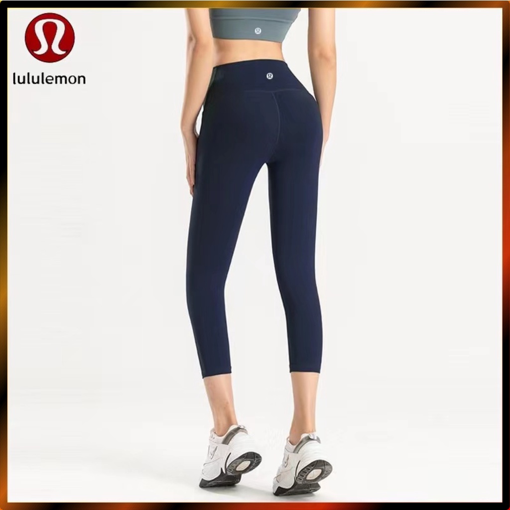 Lululemon new yoga sports Capris no embarrassment line Yoga Fitness ...