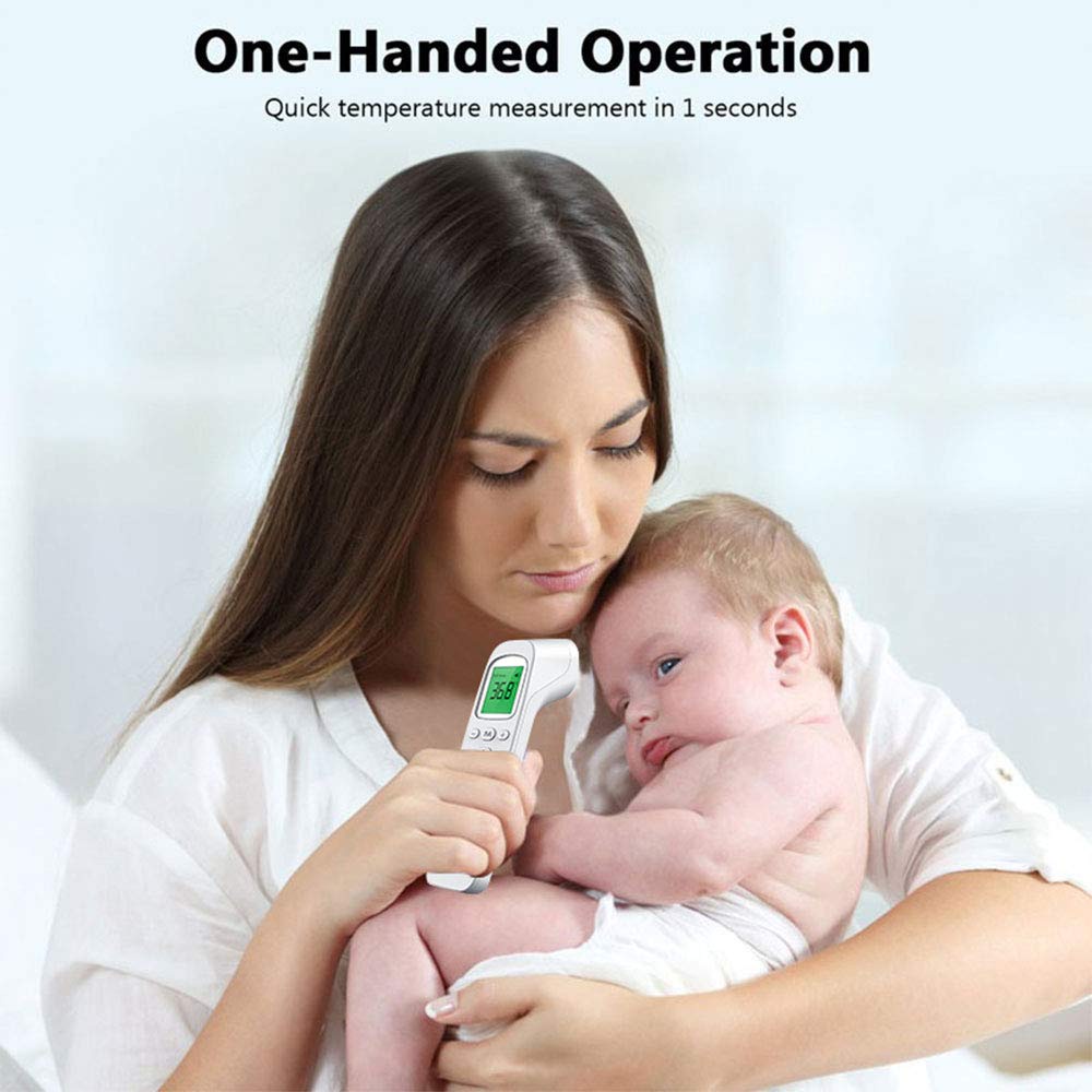 2 in 1 Infrared Forehead Thermometer+Ear Infrared Thermometer ...