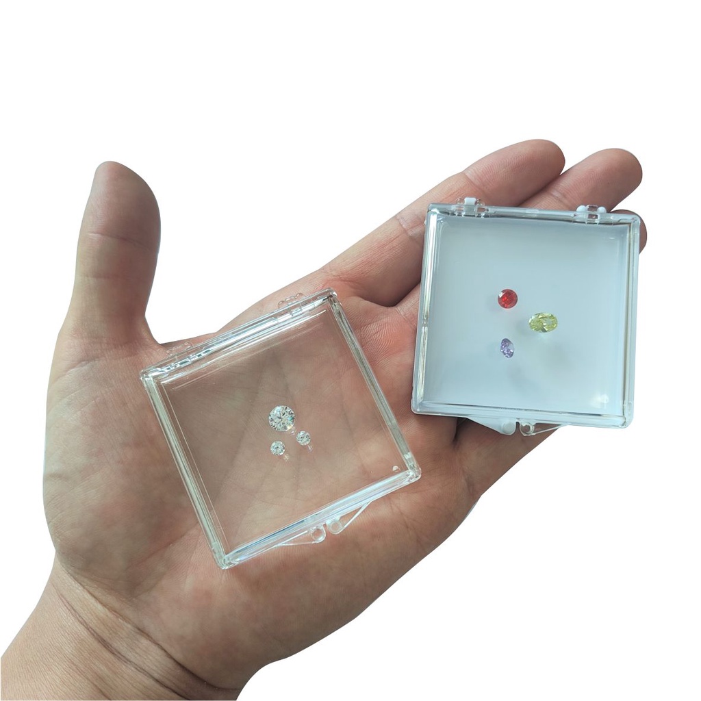 lemtools 10pcs Adhesive Gems Box Diamond Display Box Show Case ...