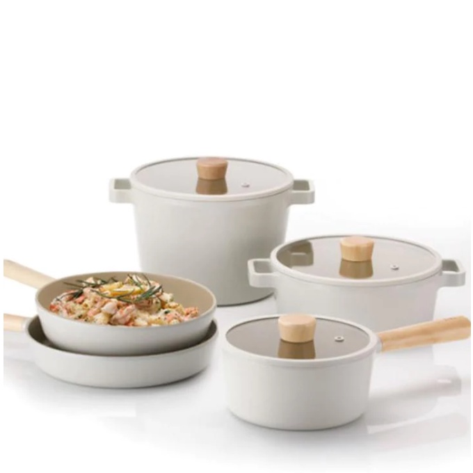 Neoflam FIKA Non Stick frying Pan Wok Pan Pot Korea Hot Cookware | Shopee Singapore