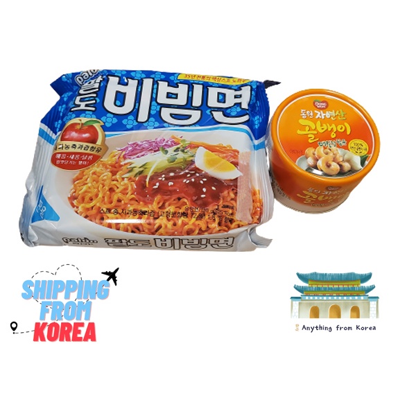 [GOLBIMMYUN] Paldo Bibim Myun (Instant Noodles) 135g + Dongwon Natural ...
