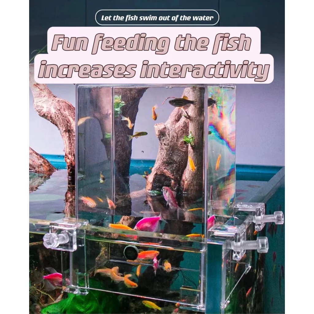 Negative Pressure Fish Tank Ecological Tank Landscaping Decoration Full ...