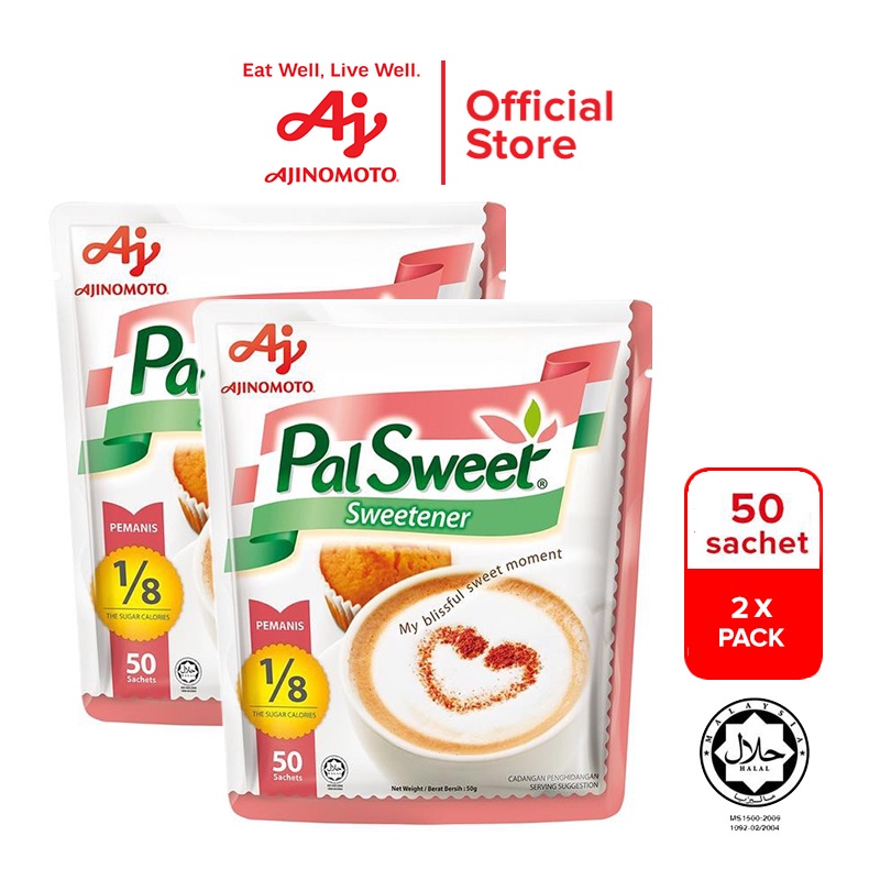 Pal Sweet (50 Sachets x 2 pack) | Shopee Singapore
