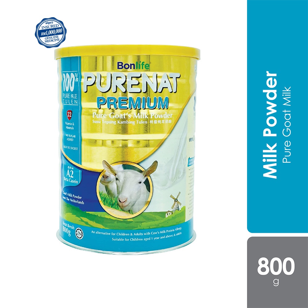 Bonlife Purenat Goat Milk Powder (800g) | Shopee Singapore