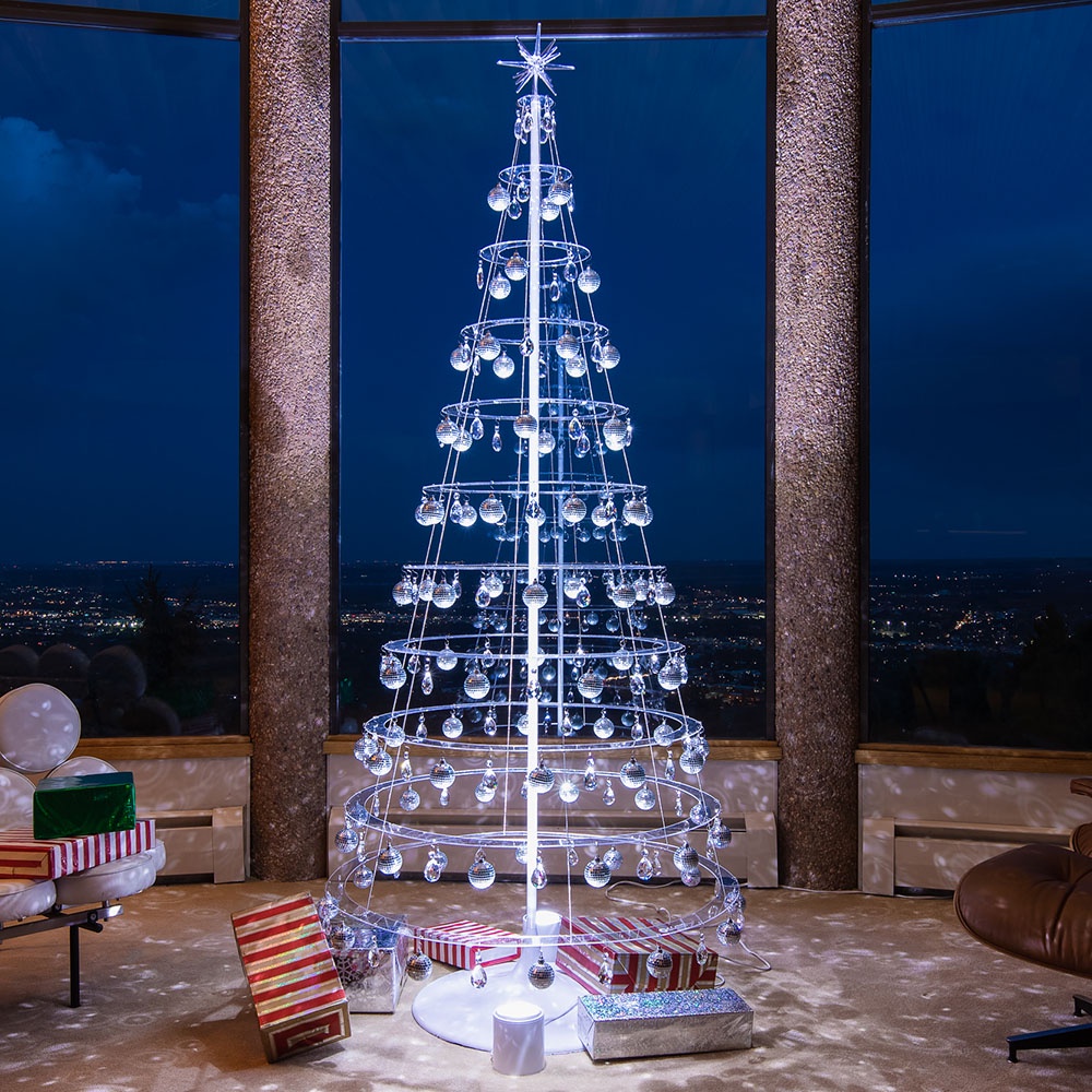 Christmas tree household crystal luminous tree diy large scene ...