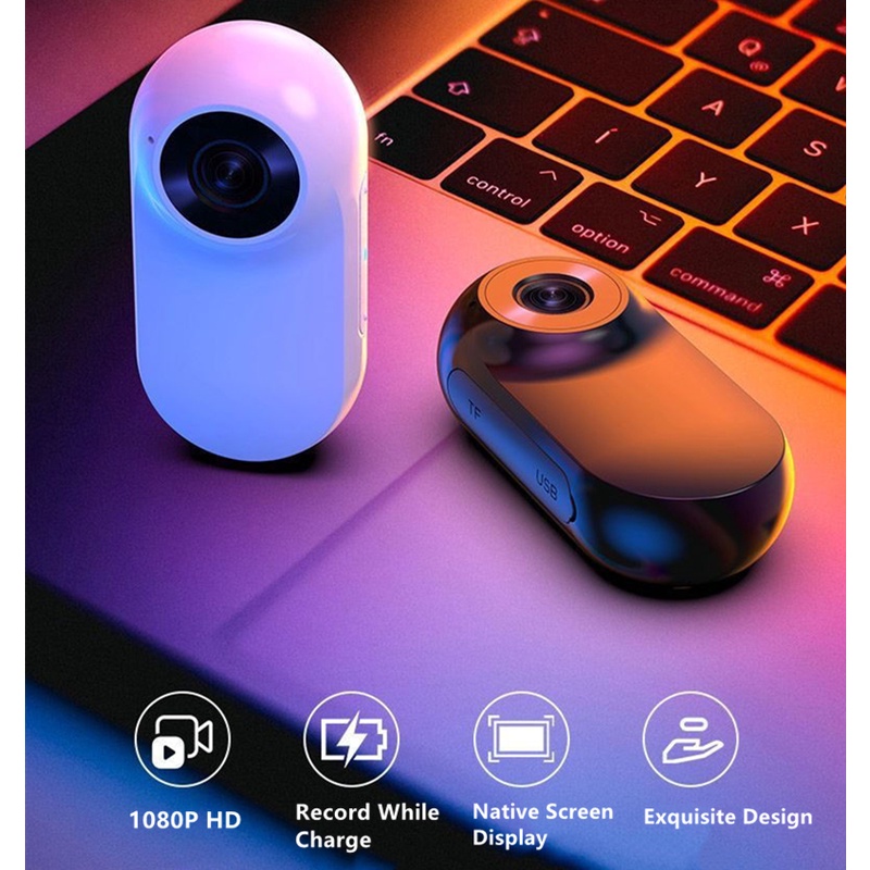 1080P Mini Body Camera Outdoor Portable Sports Comcorder 0.96in Display ...