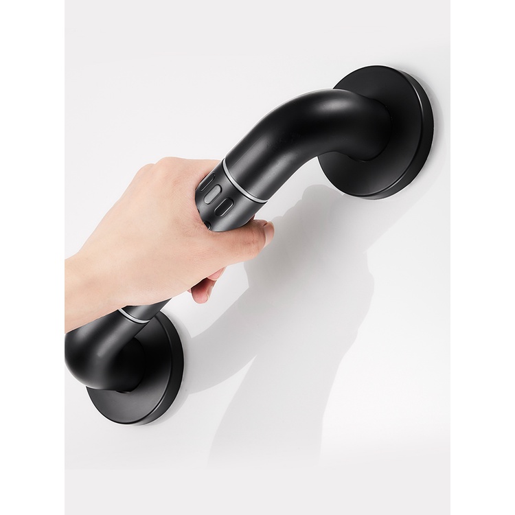 【Viladoo】Black Bathroom Anti-slip Railing Safety Grab Bar Bathroom ...