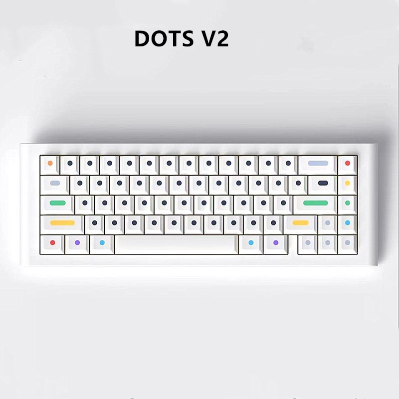 GMK DOTS KEYCAP cherry profile dye-Sublimation PBT keycap 125keys ...