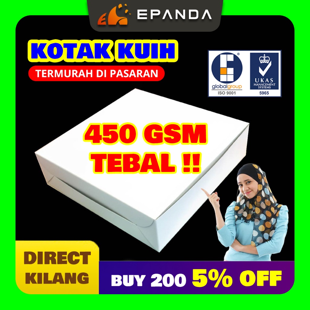 Cake Box Cake Box Cake Box Kuih Talam Food Storage Box Donut Box Talam ...