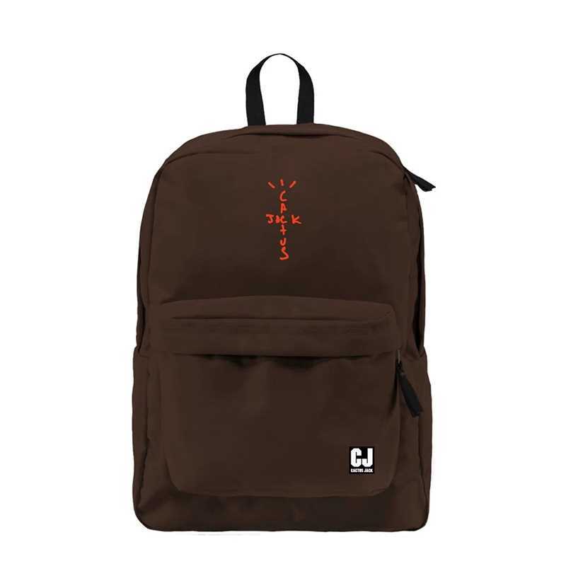Travis Scott ts Cactus Jack Backpack Hip Hop Rap School Bag Shoulder Casual Backpack Shopee Singapore