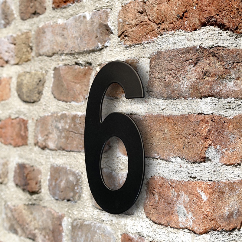 20cm Black House Number 304 Stainless Steel Address Sign Outdoor Door ...