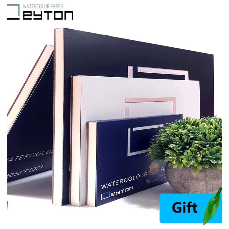 100% Cotton Professional Watercolor Paper 300g/m2 Drawing Paper Book ...