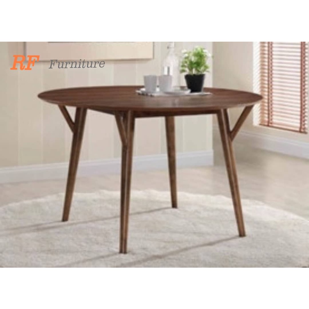 Round Dining Table /4ft Round Dining Table /4-Seater Round Dining Table ...