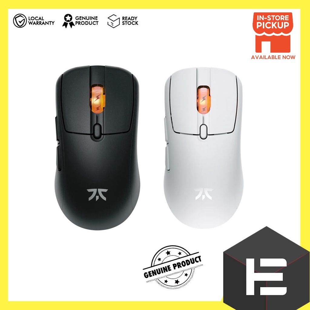 Fnatic Gear Bolt Wireless Gaming Mouse - ( Black / White ) | Shopee ...