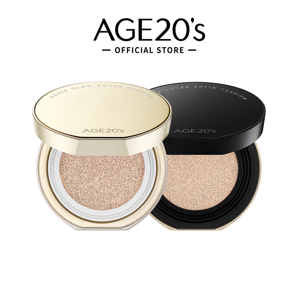 AGE 20's Noble Cushion 12g x 2ea (SPF 40 / PA+++) - Glow/ Satin ...
