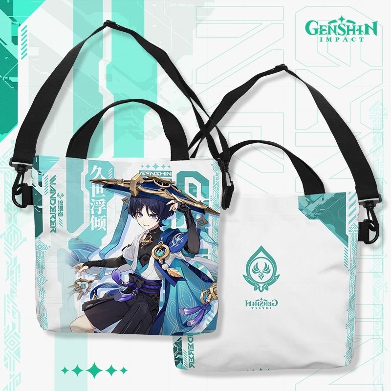 Shoulder Bag Zipper Canvas Tote Wanderer Sanbing Kuni Collapse Clouds ...
