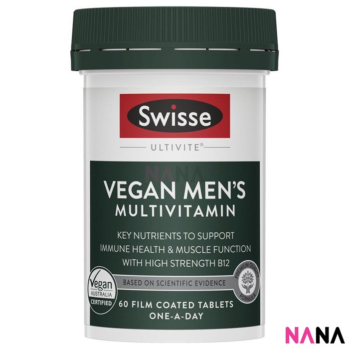 Swisse Ultivite Vegan Men's Multivitamin 60 Tablets (EXP:02 2026) | Shopee Singapore