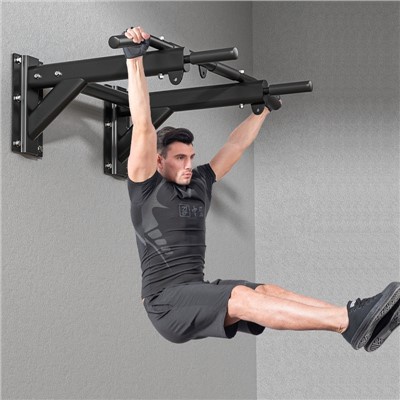 Wall Mounted Pull Up Bar Horizontal Bar Perforated Wall Fixed Home ...