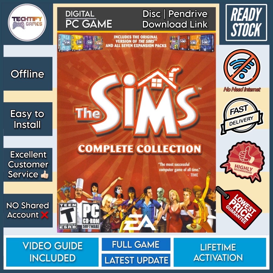 [PC Game] The Sims 1 Complete Collection - Offline [Disc | Pendrive ...