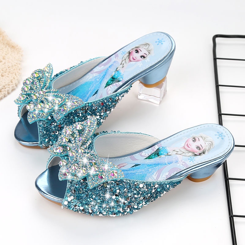 ** kid * Princess Aisha Children's slippers Summer Girls High Heels ...