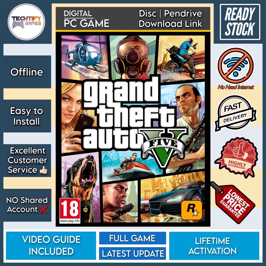 [PC Game] Grand Theft Auto V | GTA 5 (v1.0.3095/1.68 + All DLCs ...