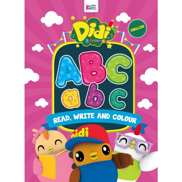 Abc With Didi & Friends : Read, Write & Colour (English) | Shopee Singapore